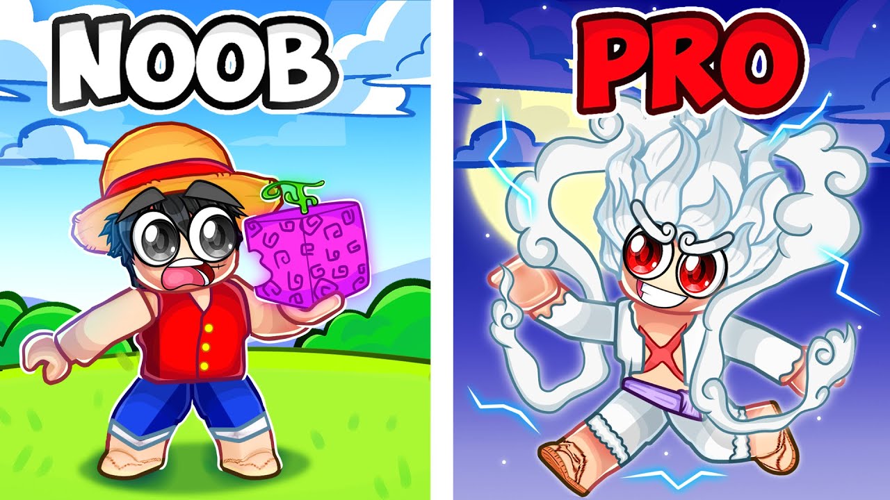 Noob To MAX GEAR 5 Luffy in Blox Fruits! - YouTube