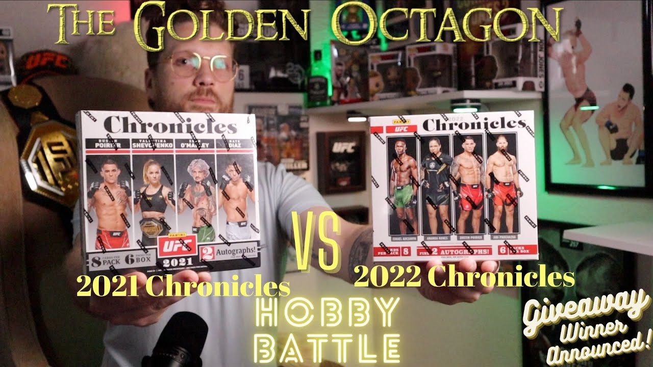 2021 vs 2022 UFC Chronicles Hobby Box Battle | Striking GOLD ...