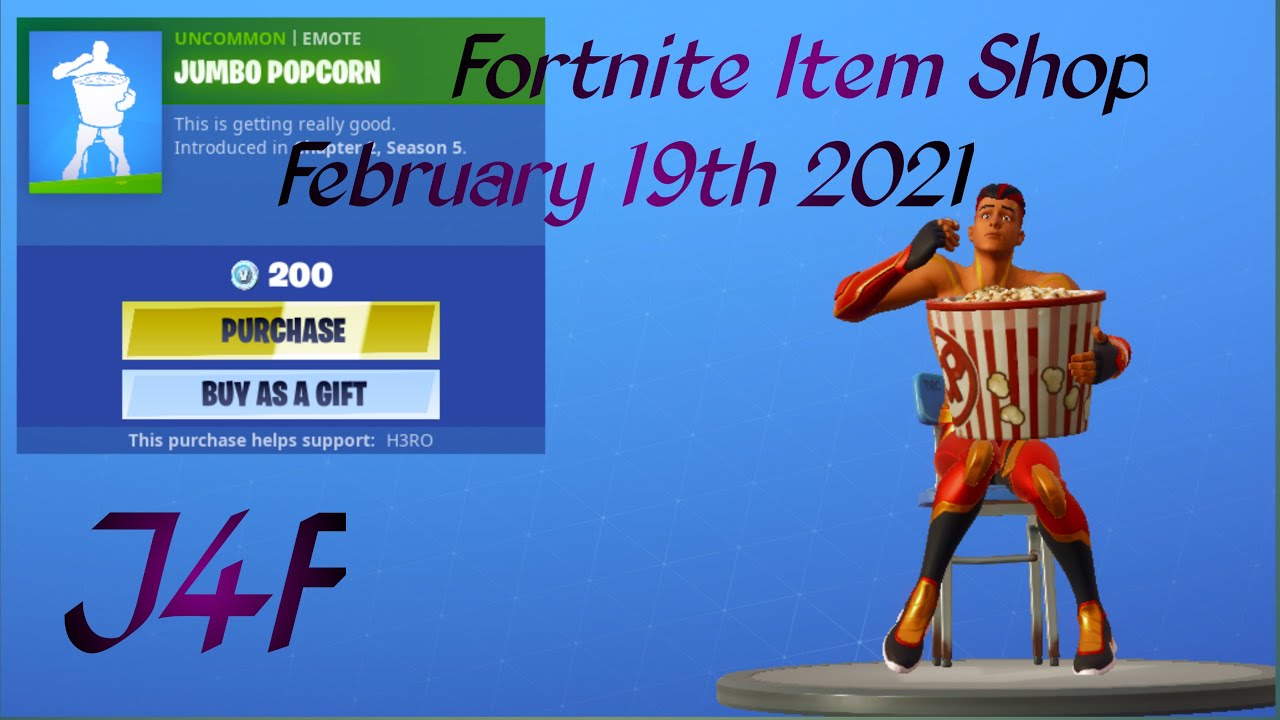 Fortnite Item Shop*NEW* "JUMBO POPCORN" emote +"RED JADE NEW STYLE ...
