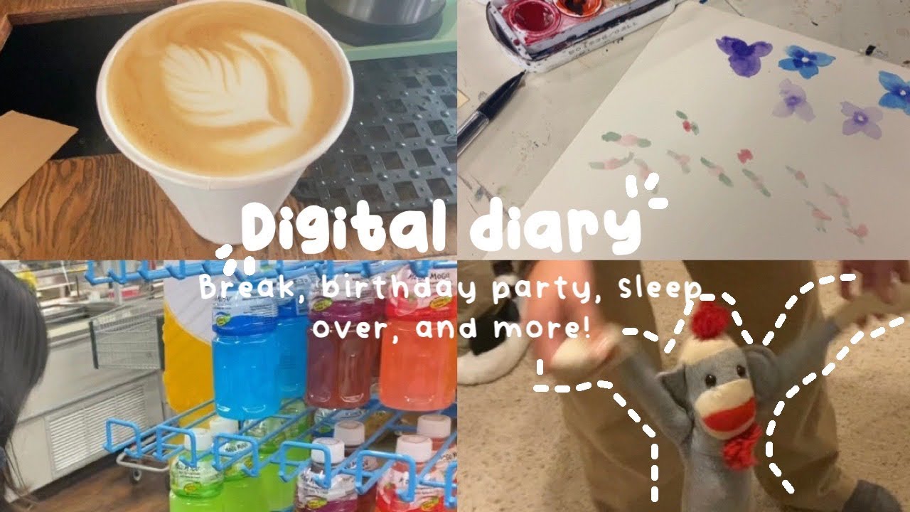 Vlog 📹| Birthday party, sleep over, fun with friends, & more! - YouTube