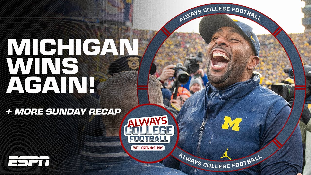 Michigan WINS AGAIN! Alabama’s Miracle & Georgia and Washington SURVIVE ...