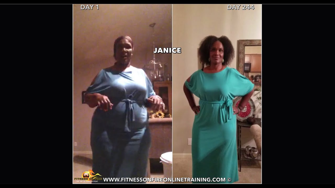 49 YR OLD JANICE DROPS 62 POUNDS NATURALLY WITH FITNESS ON FIRE ONLINE ...