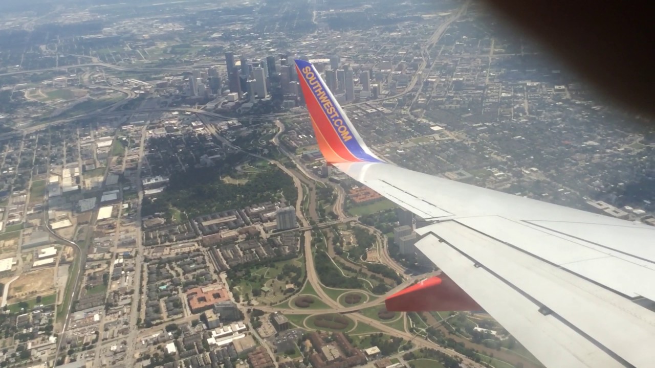 Flying over Houston - YouTube