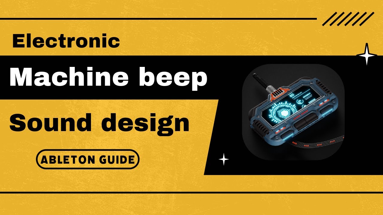 Electronic machine beep sound design [Ableton guide] - YouTube