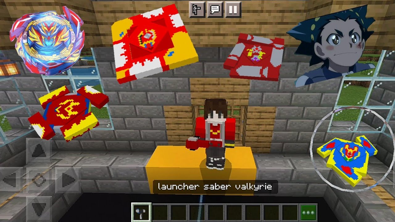 Mcpe Beyblade Burst Dynamite Battle Addon V2 Finished Version - YouTube
