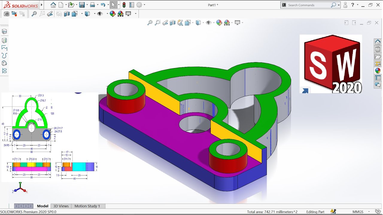 SOLIDWORKS Exercise #33 - YouTube