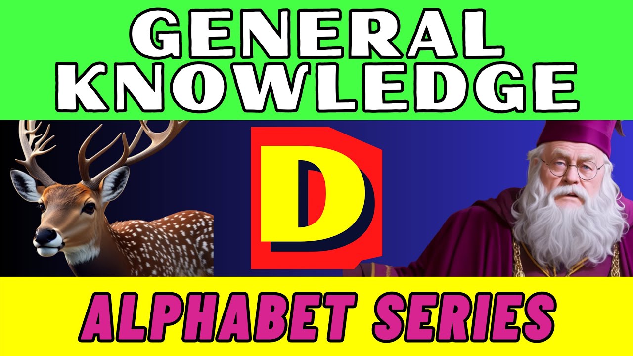 "Alphabet Series Quiz: General Knowledge Edition | Test Your Knowledge ...