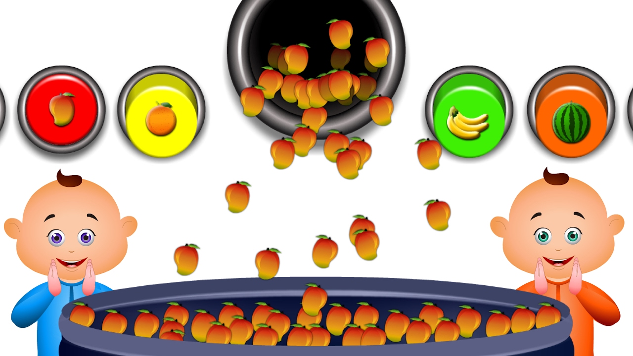 Learn Fruits And Many More Rhymes - Kids Learning Videos - JamJammies ...