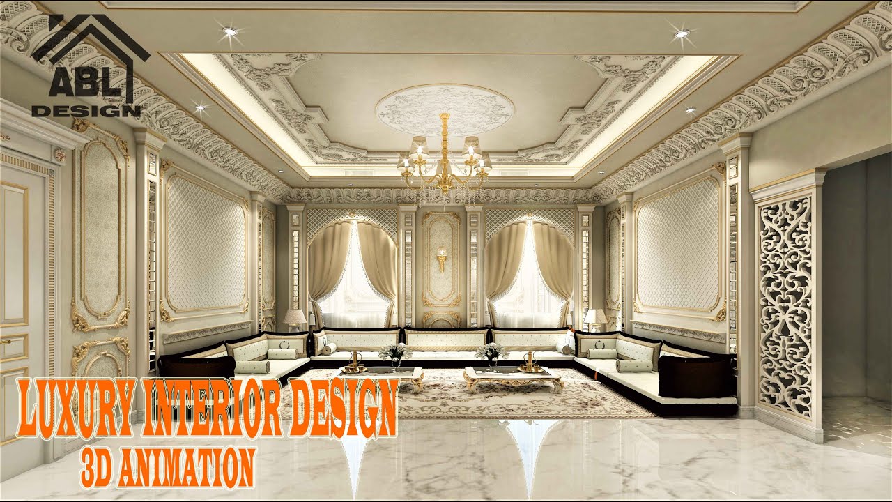 LUXURY INTERIOR DESIGN 3D ANIMATION - YouTube