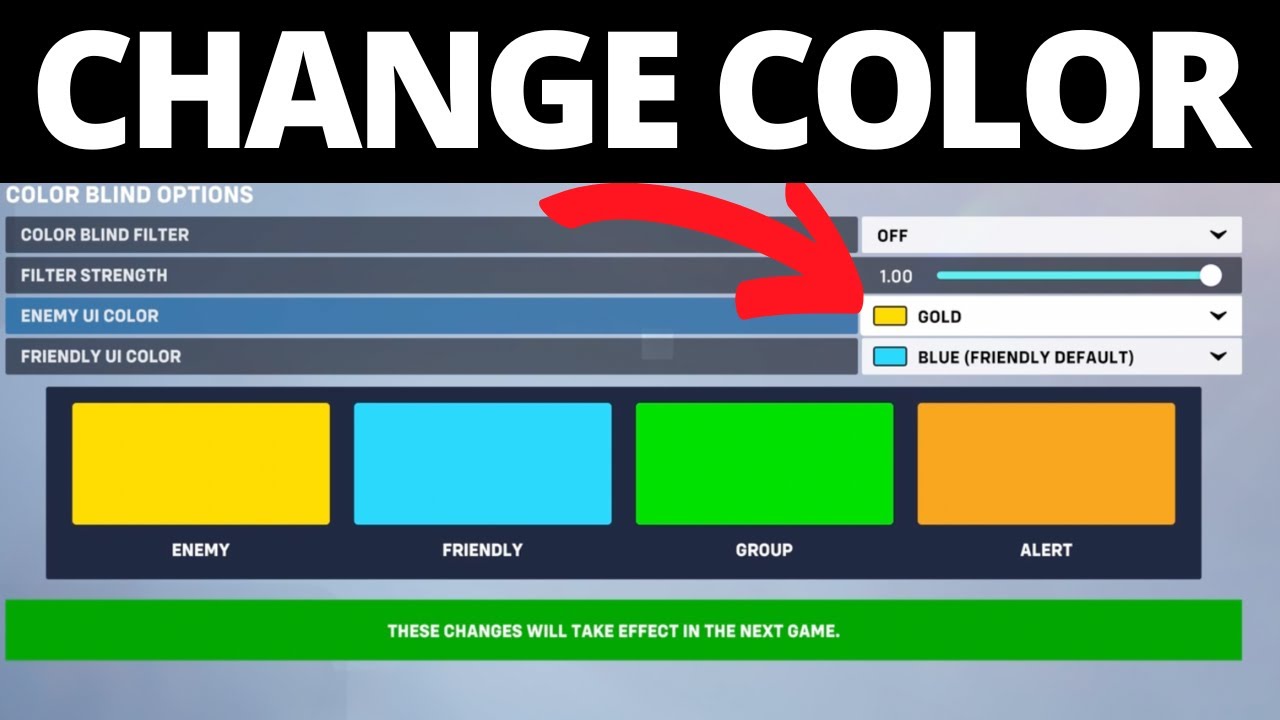 How To Change Enemy UI & Friendly UI Color in Overwatch 2 - YouTube