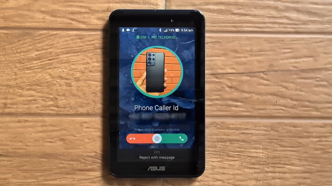 Asus Tab FonePad 7 incoming call - YouTube
