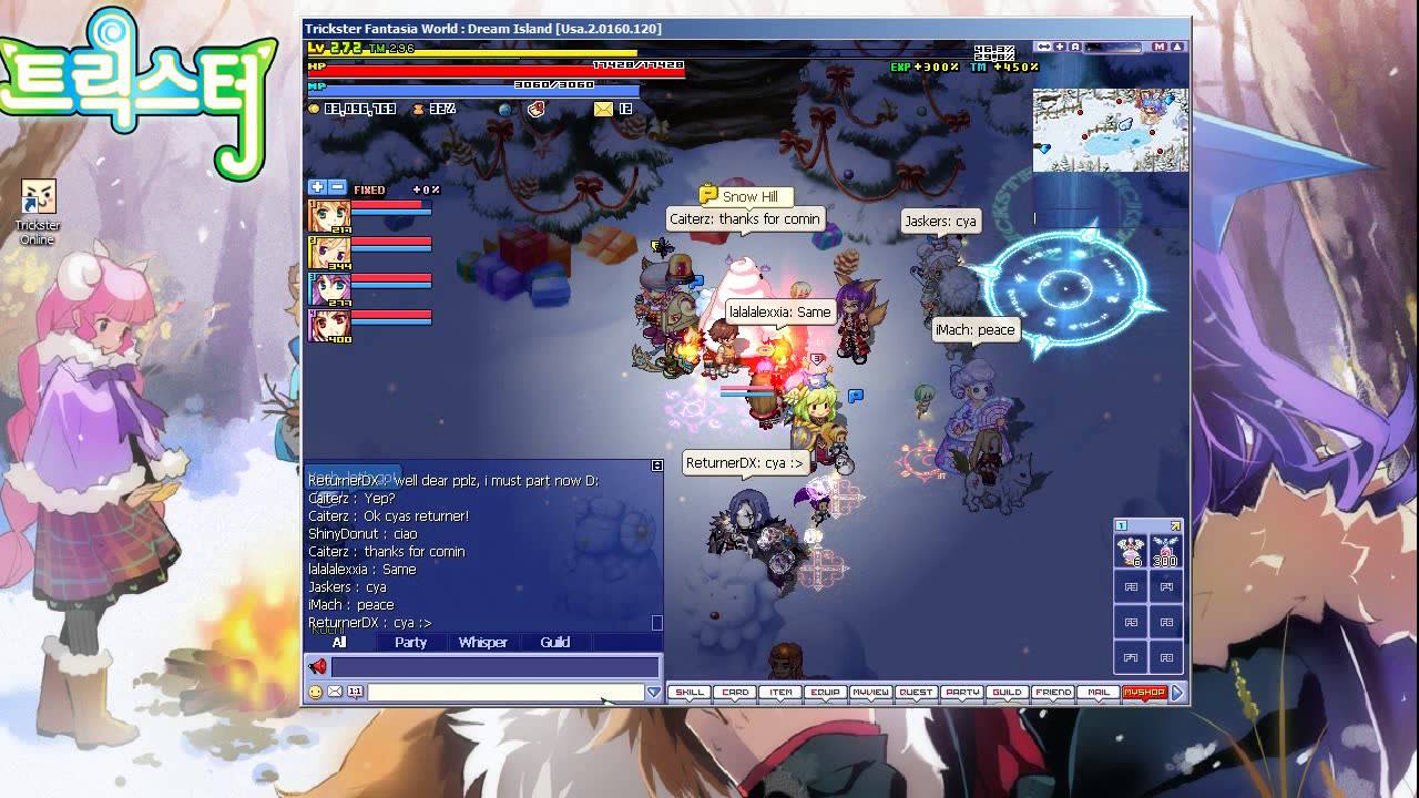 «Trickster Online Finale» 4 Hour Complete Caballa Island Walkthrough ...