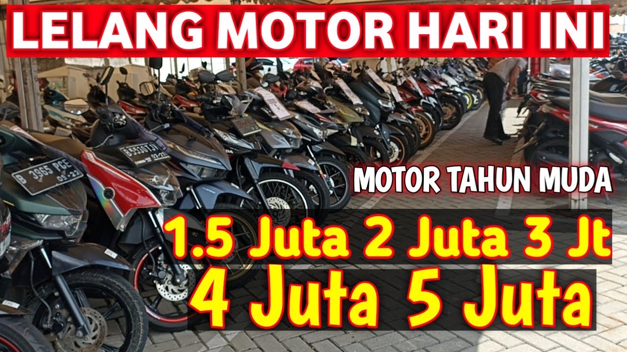 GUDANG MOTOR MURAH JAKARTA || MULAI 2 JUTA, 3 Juta 4JUta | UPDATE ...