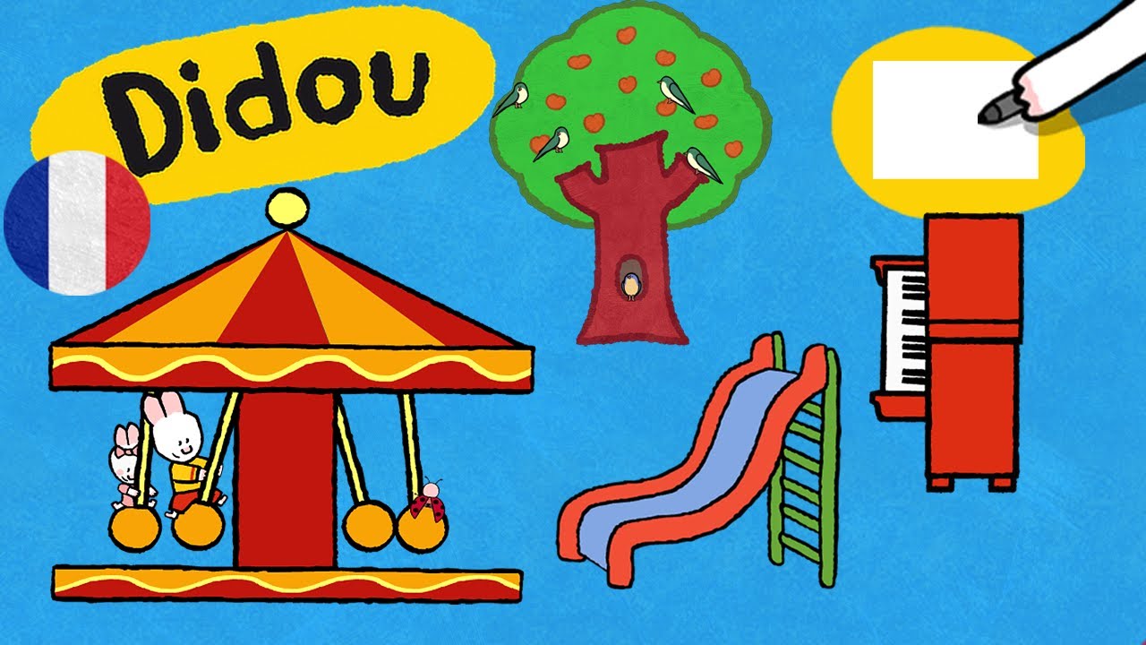 Didou 🎨 Dessine-moi des jeux pour enfants ! | Dessin animé ludique ...