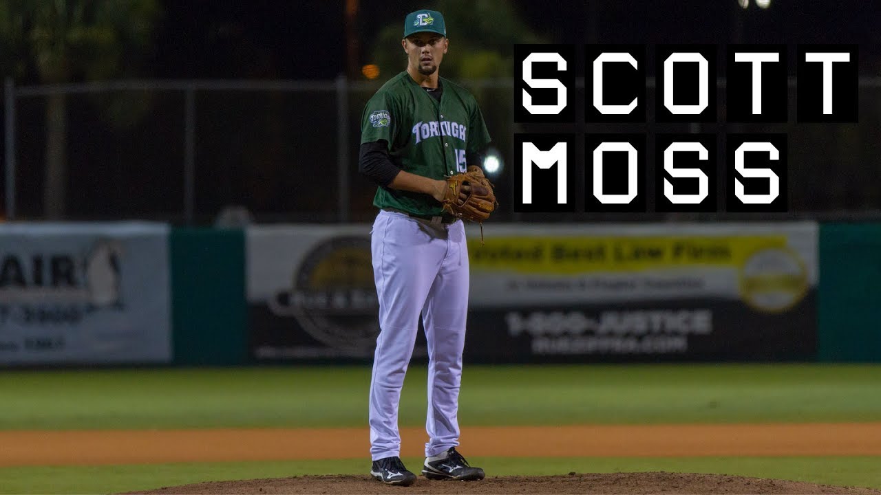 Scott Moss pitching for the Daytona Tortugas - YouTube