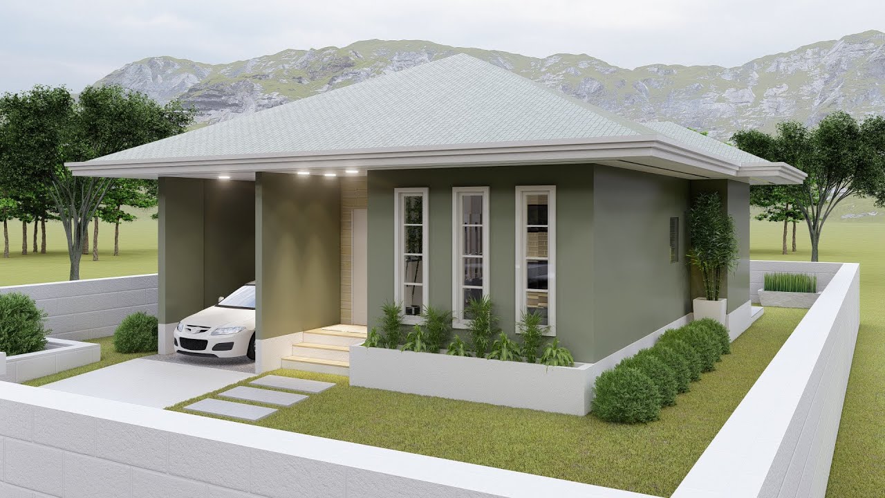 Absolutely Beautiful Bungalow House | 90 Square meters - YouTube