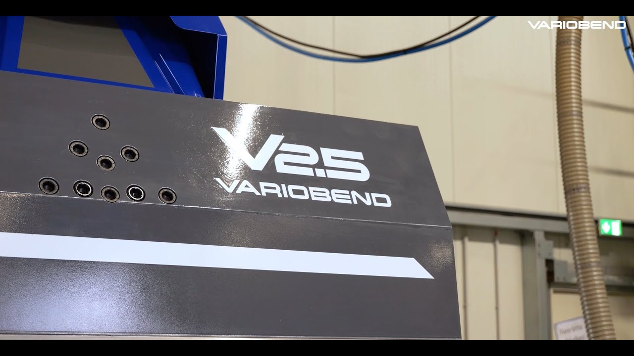 Variobend V2.5 biegt Riegelprofil | bends transom profile - YouTube