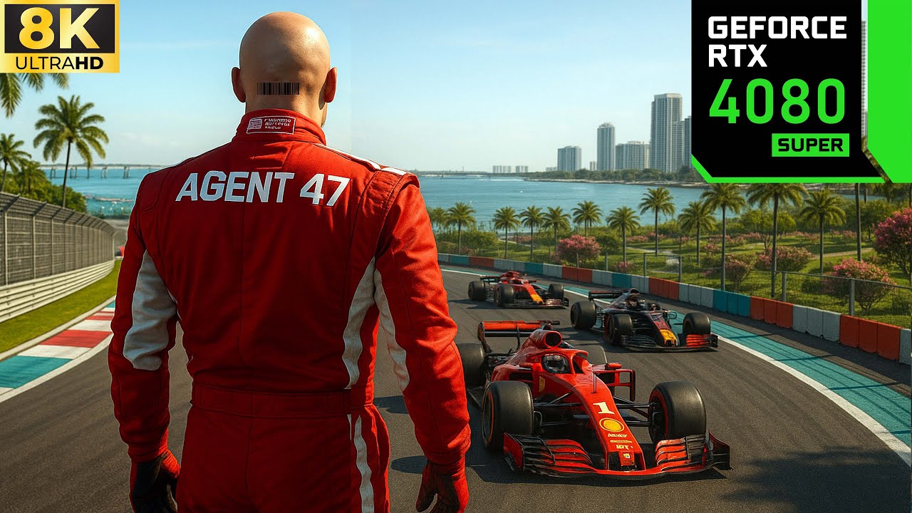 [8K] Kill The F1 Driver In Miami Grand Prix - Hitman 3 Cinematic ...