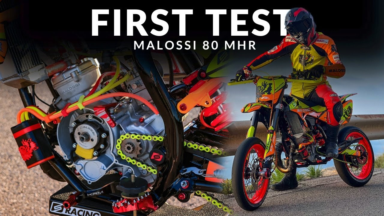FIRST TEST MALOSSI 80 MHR!! - YouTube