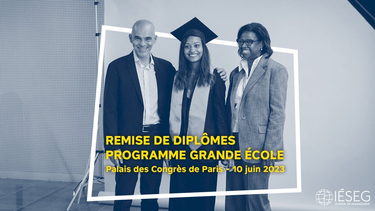 IÉSEG - Remise des Diplômes - Programme Grande École - YouTube