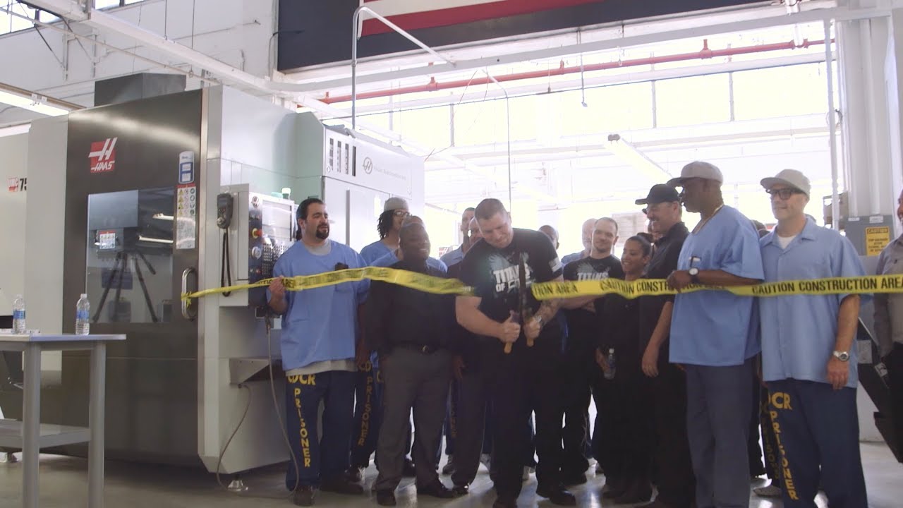 TITAN Builds a CNC Machining Academy in San Quentin Prison - YouTube