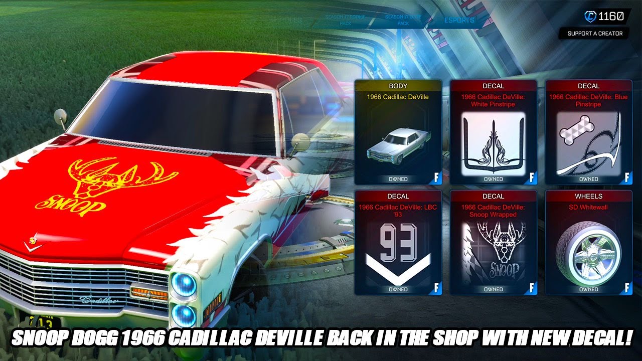 Snoop Dogg 1966 Cadillac Deville Is Back In The Item Shop With *NEW ...