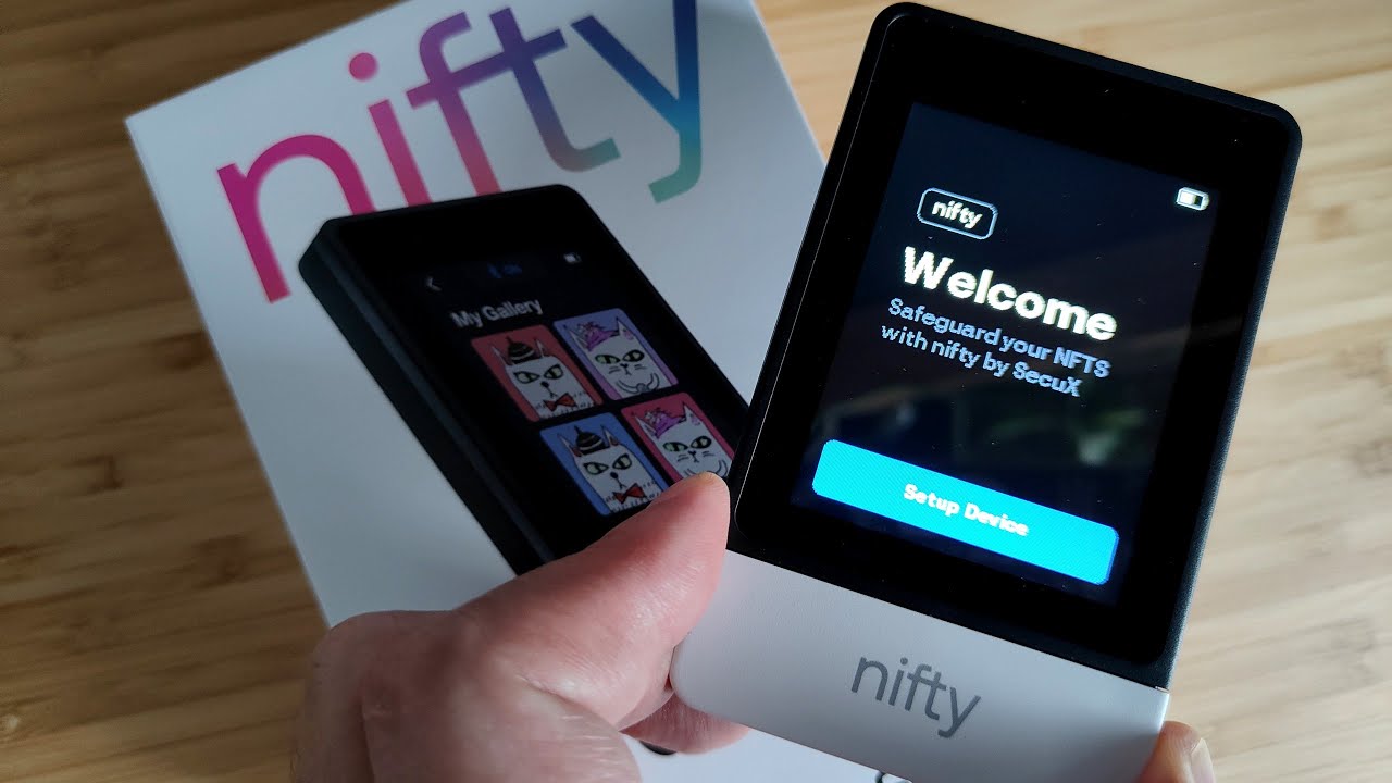 SecuX Nifty NFT hardware wallet unboxing (4K UHD 60 fps) - YouTube