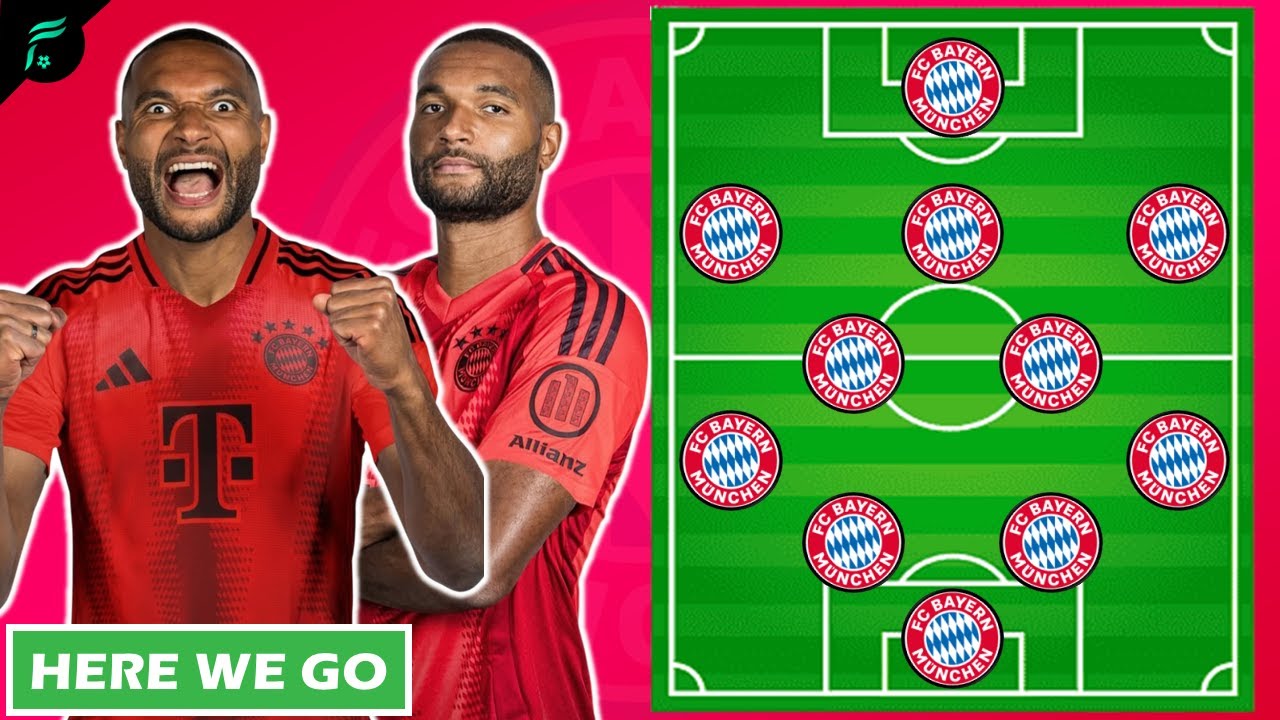 🔴 JONATHAN TAH 🇩🇪 ️ Possible Line-Ups BAYERN MUNCHEN 2025/2026 with New ...