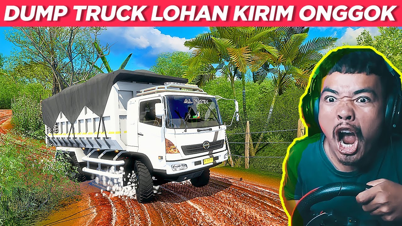 DEMI THR LEBARAN!! DUMP TRUCK LOHAN KIRIM ONGGOK MASUK LUMPUR - Euro ...