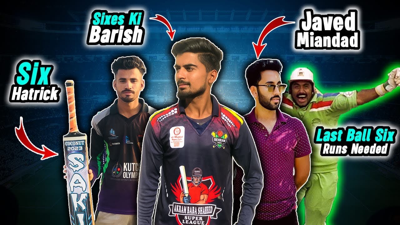 Maaz Bhai Ne Last Ball Par Javed Miandad Wala Six Mar diya 🫡👀 ...