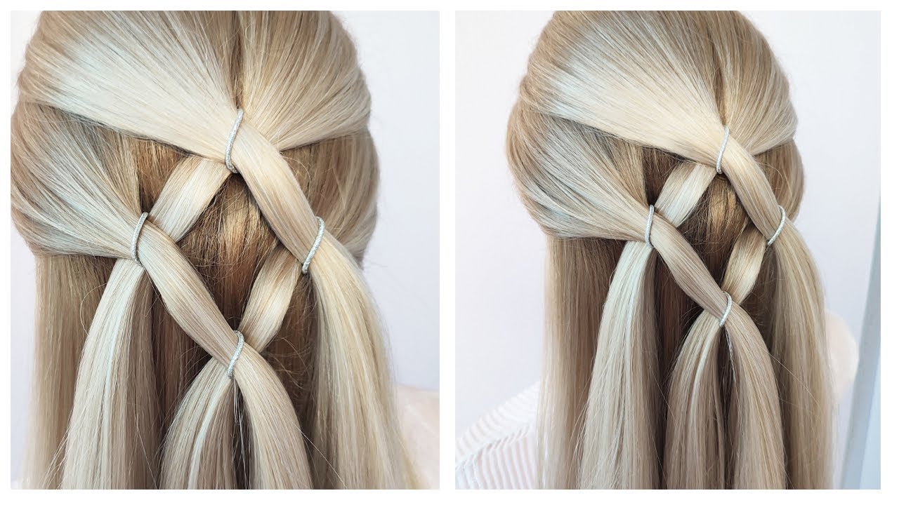 Super Easy Everyday Hairstyle for Beginners 😍 New Hairstyle for Girls 😍 ...