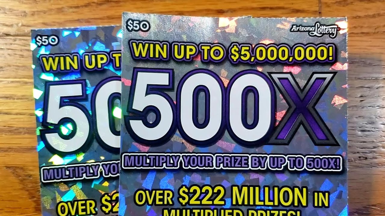 ARIZONA LOTTERY-- $50 500X TICKET'S! - YouTube