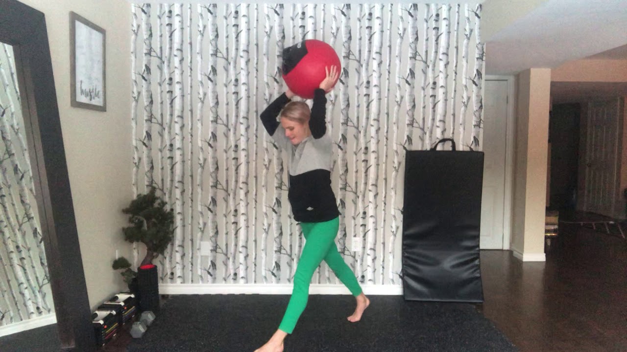 March Week 1 - 18 minute 100 rep Drop Set Ball Workout - YouTube