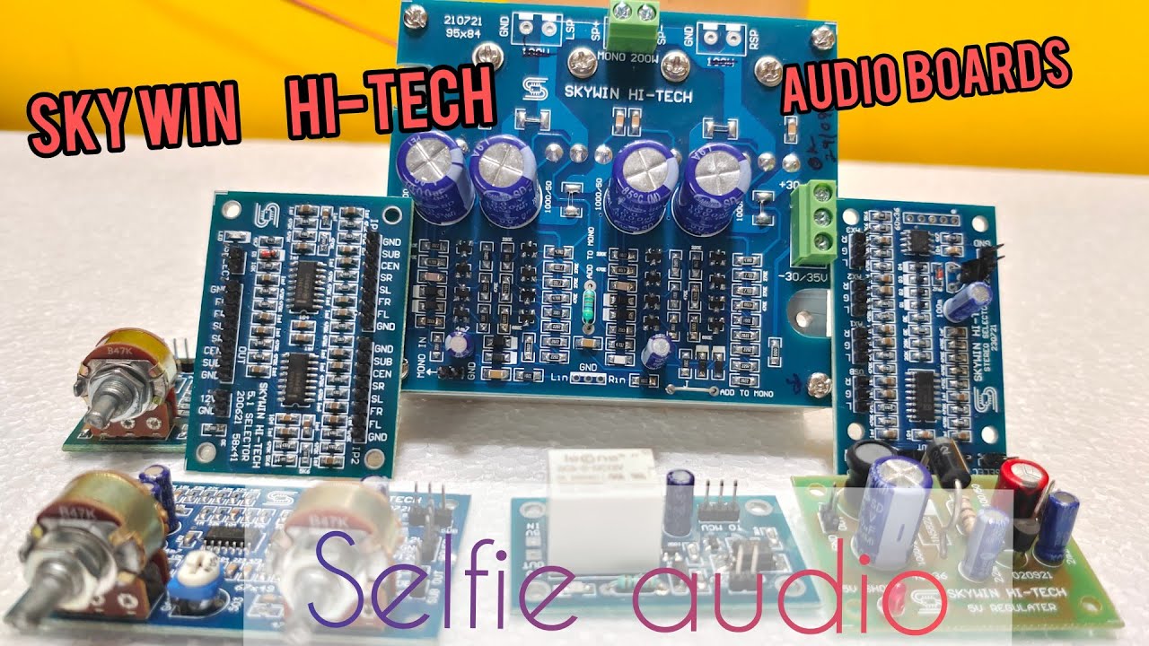 sky win hi-tech audio boards - YouTube