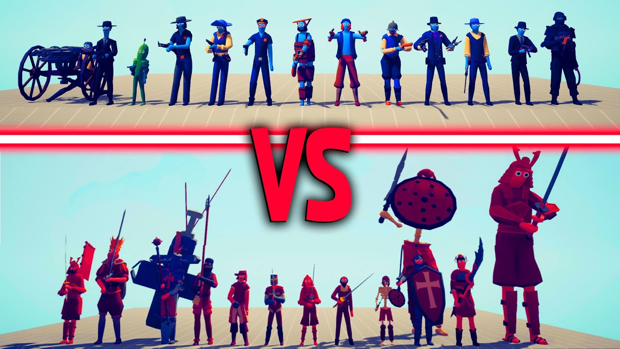 MUSKET TEAM vs SWORD TEAM | TABS - Totally Accurate Battle Simulator ...