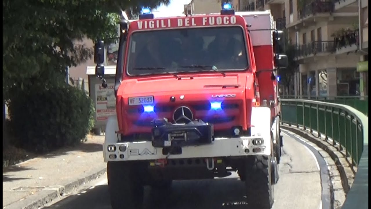 CA/DOS Jimny + ABP Scania + ACT/BOSC Unimog Vigili del Fuoco Cosenza in ...