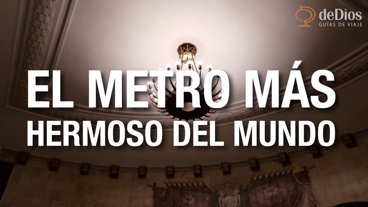 Moscú: El metro más hermoso del mundo - YouTube