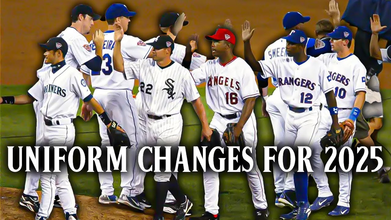 MLB Uniform Changes for 2025-26 (FINALLY!) - YouTube