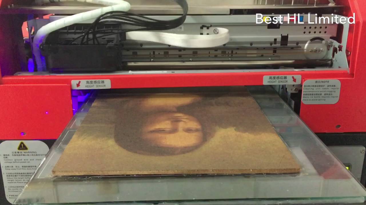 MDF Board Printed---------Fully Automatic A3 UV Printer - YouTube