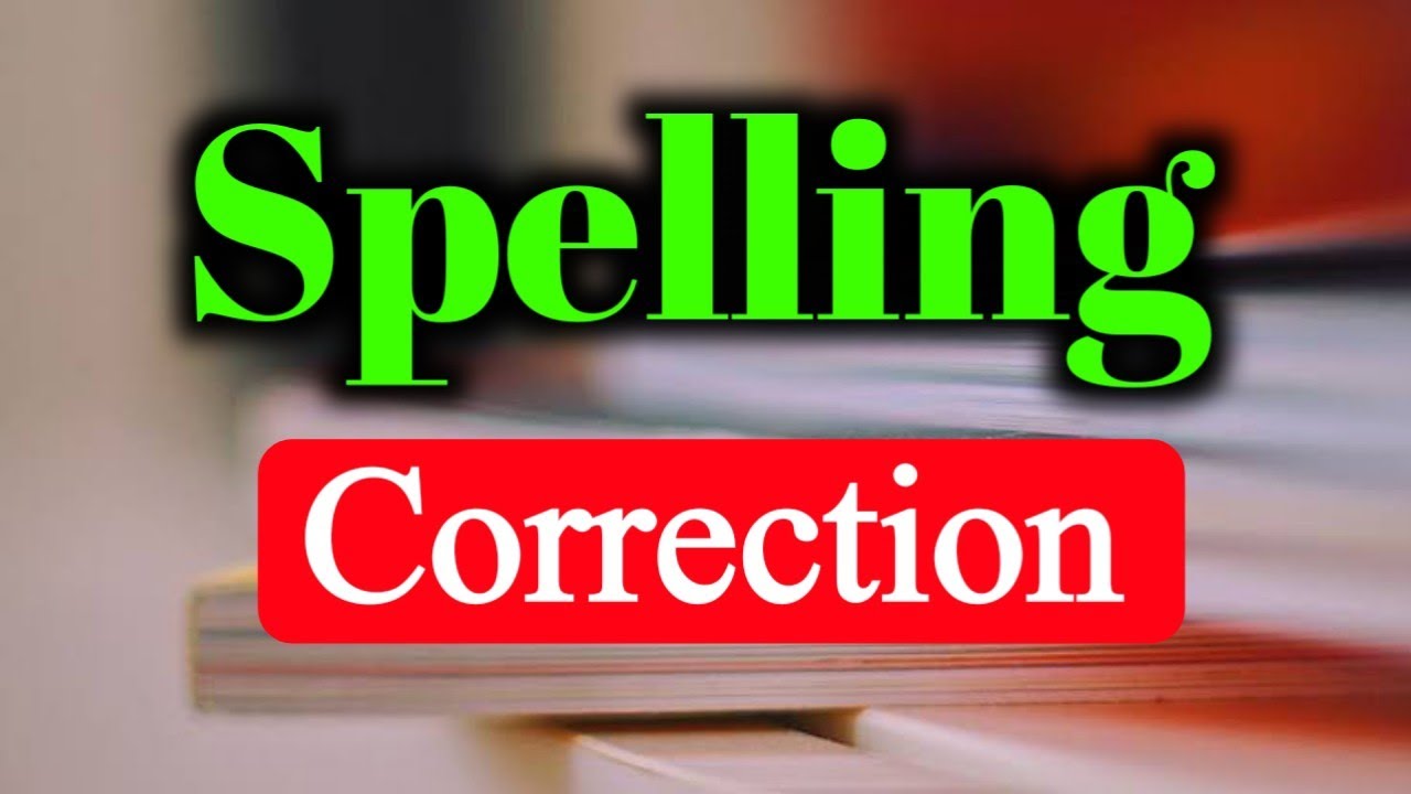 Spelling correction || WB tet English preparation || SLST ENGLISH - YouTube