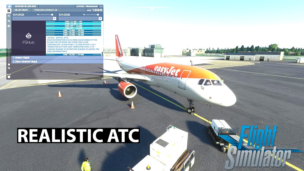 Realistic ATC | FSHud | Full Flight | MSFS 2020 - YouTube