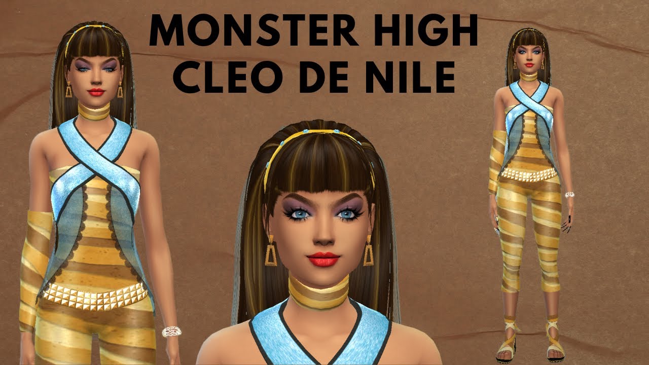 Making Cleo de Nile in Sims4 #baddie #sim4 #sim4cc #sim #monsterhigh # ...