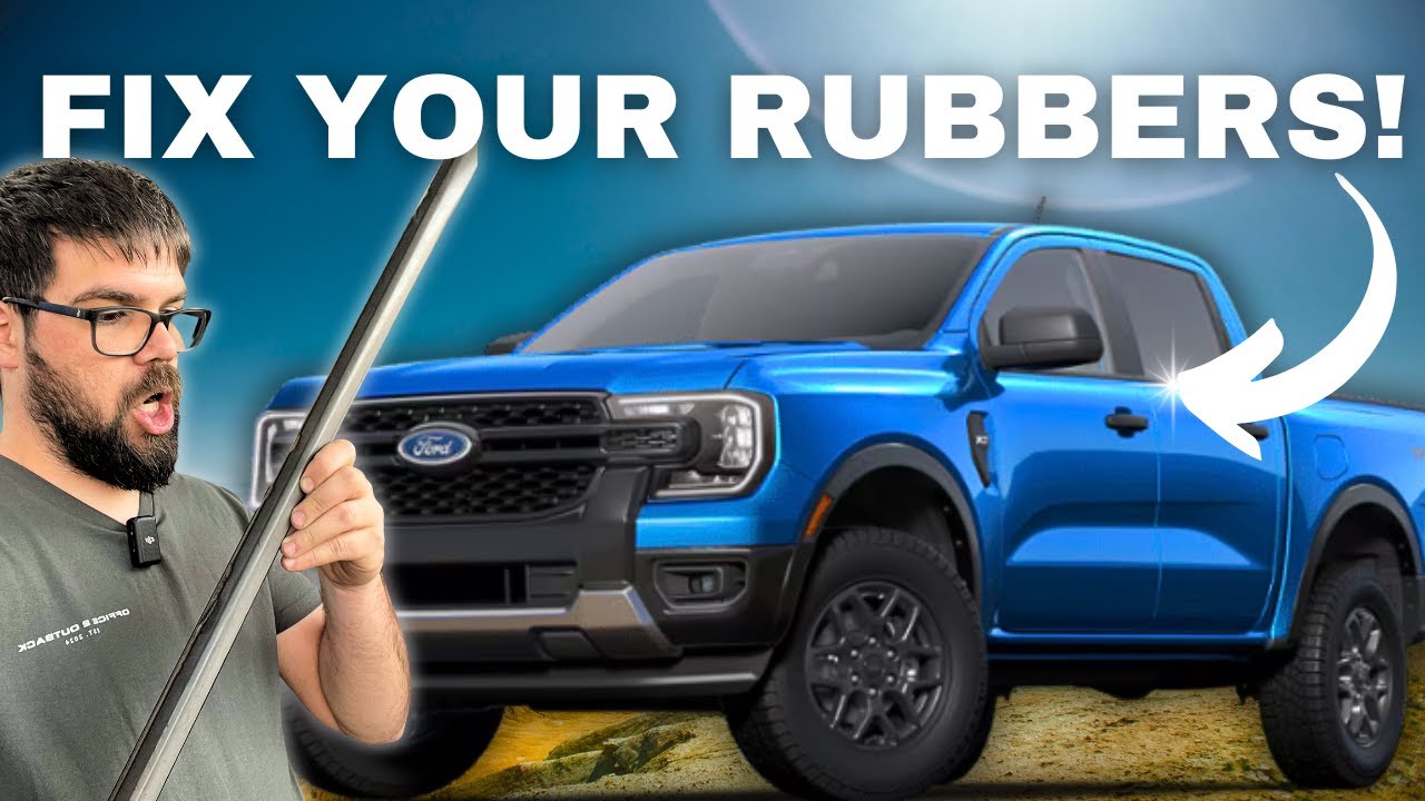 Step-by-Step: Replacing Outer Window Seals on a Ford Ranger PX2 for ...