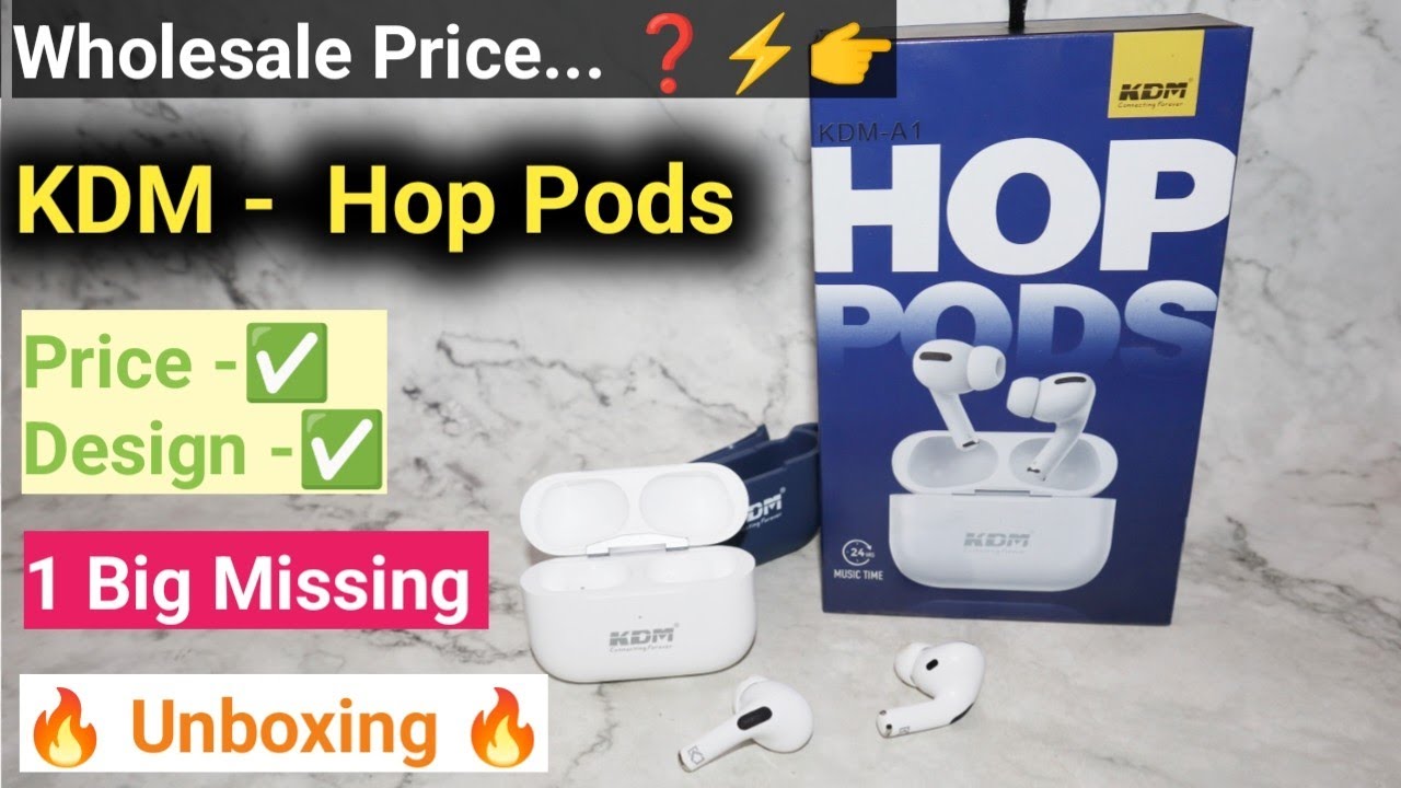 KDM HOP PODS EARBUDS Unboxing ⚡ Buying Link 🔗 In Description 🎉🎉🎉 # ...