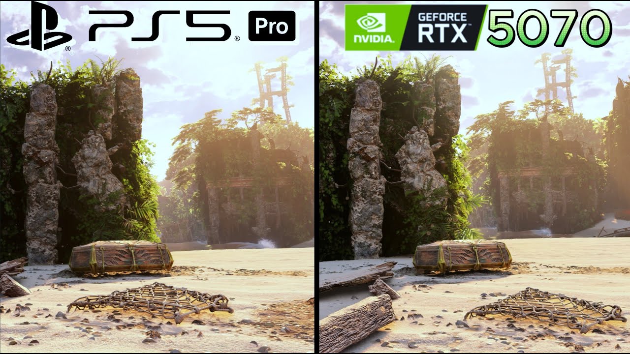 |4K60| RTX 5070 vs PS5 PRO | HFW | - YouTube