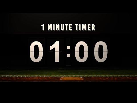 1 MINUTE COUNTDOWN TIMER 60 SECONDS TIMER - YouTube