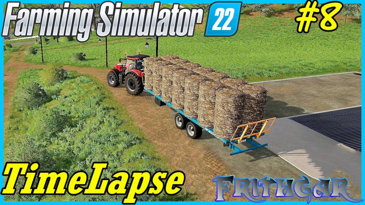 FS22 Timelapse, Haut Beyleron #8 Selling The Poplar Bales! - YouTube