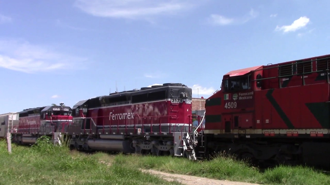 FXE 4015 FXE 4509 FXE 3171 FXE 3173 en Irapuato - YouTube