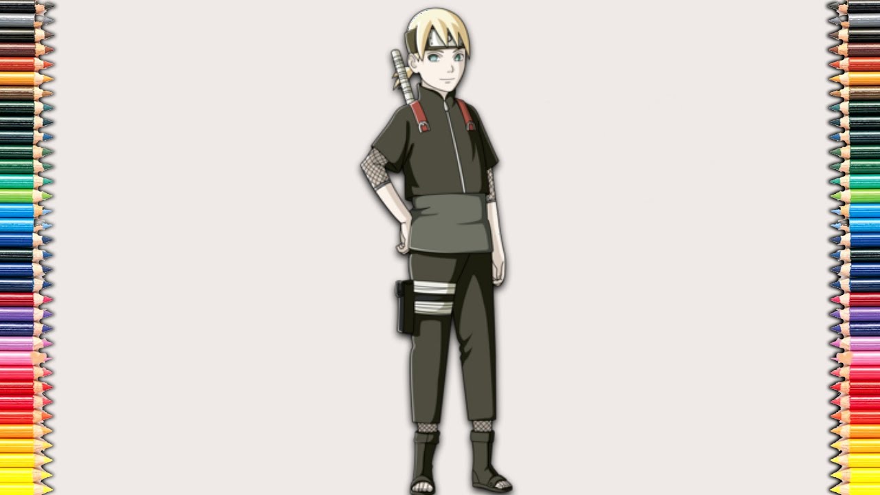 Como desenhar o Inojin Yamanaka de (Boruto) passo a passo, fácil e ...