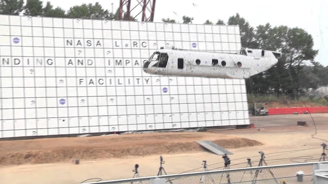 NASA test crashes helicopter at Langley - YouTube